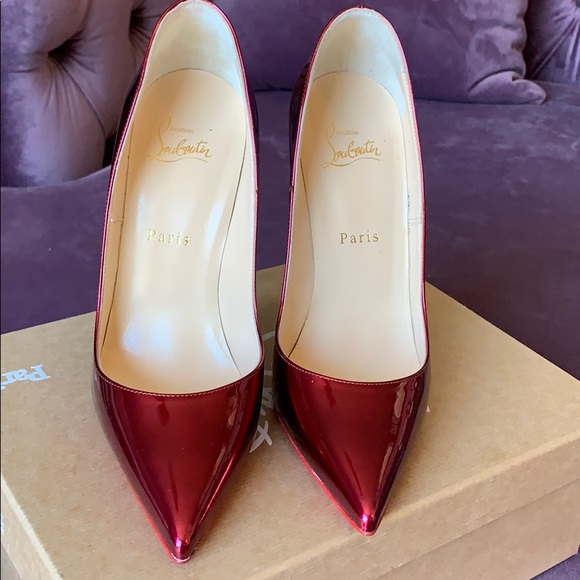 Christian Louboutin | Shoes | Christian Louboutin So Kate Red Patent ...